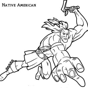 Two Native American Teepee Ojibwe Birchbark Canoe Coloring Page : Kids ...